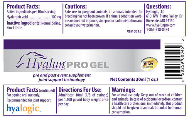 Hyalun Pro Gel - Hyalogic®