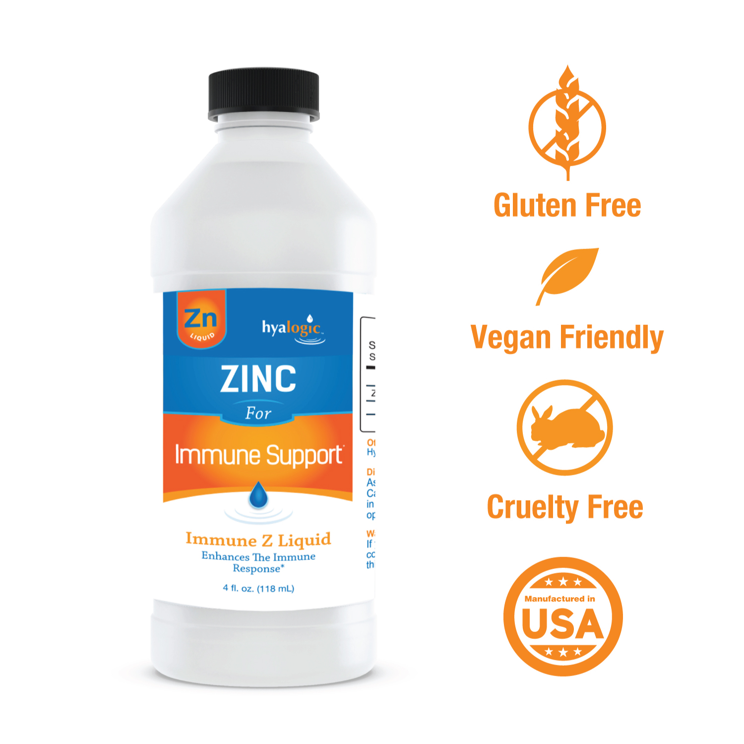 Immune Z Liquid with Zinc - Hyalogic®